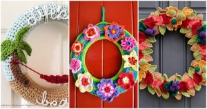 15 Free Crochet Wreath Patterns - 99 Crochet